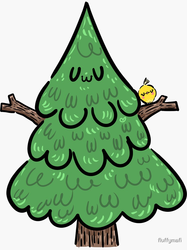 "Tree Hug" Sticker for Sale by fluffymafi | Redbubble