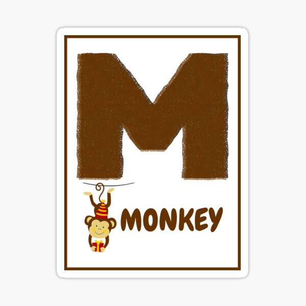 "Colorful Alphabet Collection: Letter M" Sticker for Sale by ...