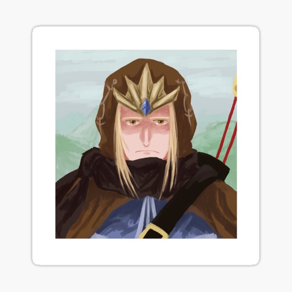 "Marksman Rowan Party Portrait" Sticker for Sale by HaxDev | Redbubble