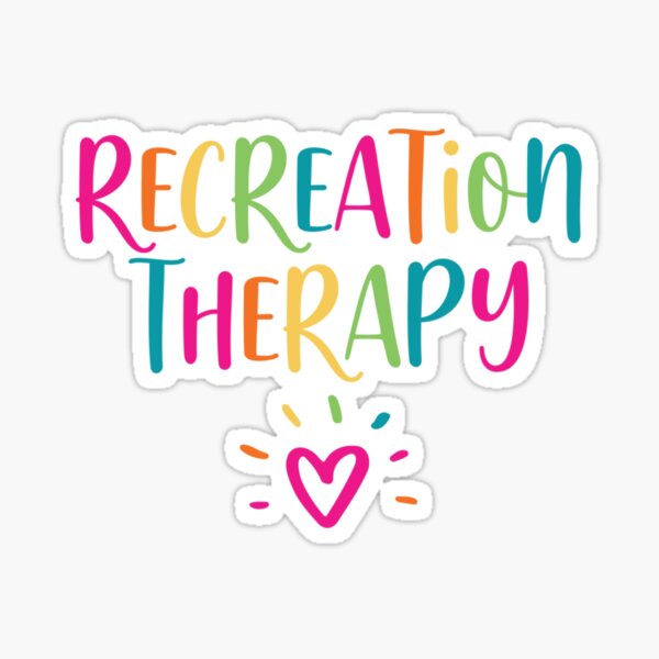"Recreational Therapy" Sticker for Sale by Jabirlux | Redbubble