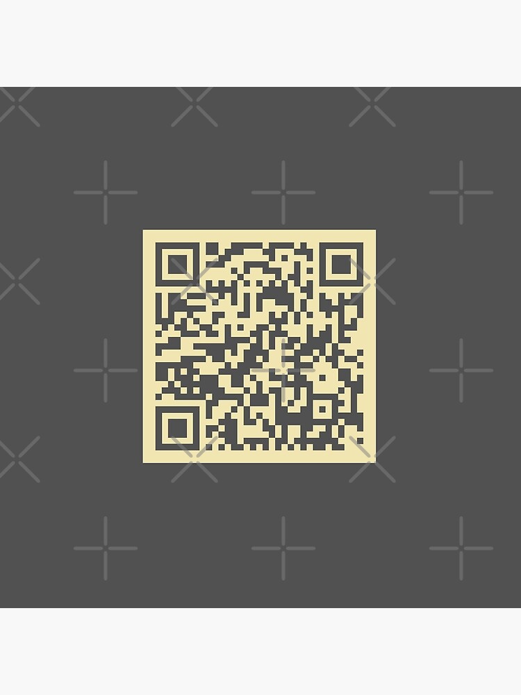 "Rickrolling / Rick Roll QR code aesthetic yellow pastel " Art Board ...