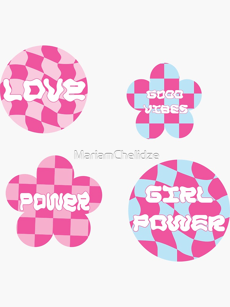 "Y2K Pink Pattern Collection " Sticker for Sale by MariamChelidze ...