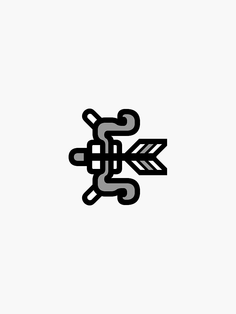 "Monster Hunter Bow Icon" Sticker for Sale by Xionite97 | Redbubble