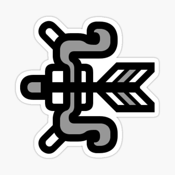 "Monster Hunter Bow Icon" Sticker for Sale by Xionite97 | Redbubble