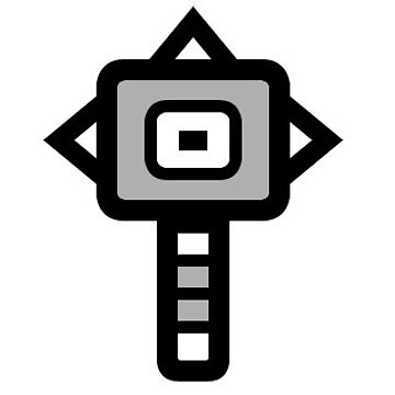 "Monster Hunter Hammer Icon" Sticker for Sale by Xionite97 | Redbubble