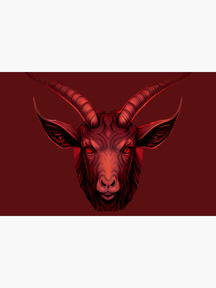 "Evil Goat" Poster for Sale by BaudoinSHOP | Redbubble