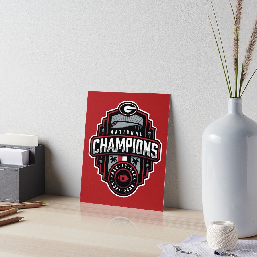 "UGA Georgia Bulldogs Back 2 Back Champions 2021-2022 | georgia ...