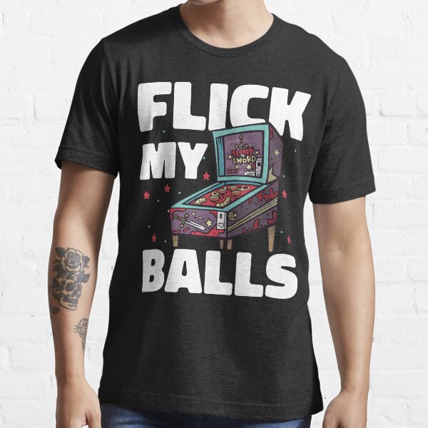 "Funny Retro Pinball Machine Cartoon" T-shirt for Sale by MrEddie10 ...