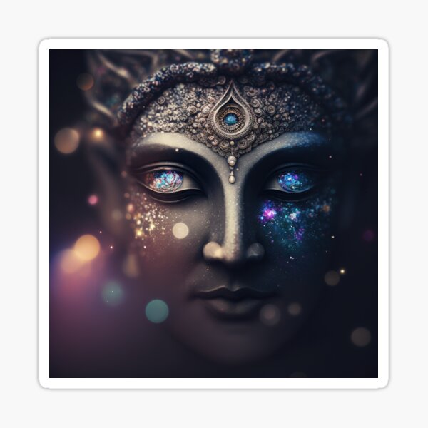 "Diamond Buddha Face" Sticker for Sale by mariakallin | Redbubble