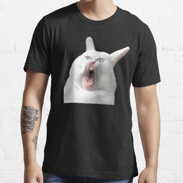 "Silly Angry Bunny Screaming Rabbit Face Funny Meme" T-shirt for Sale ...