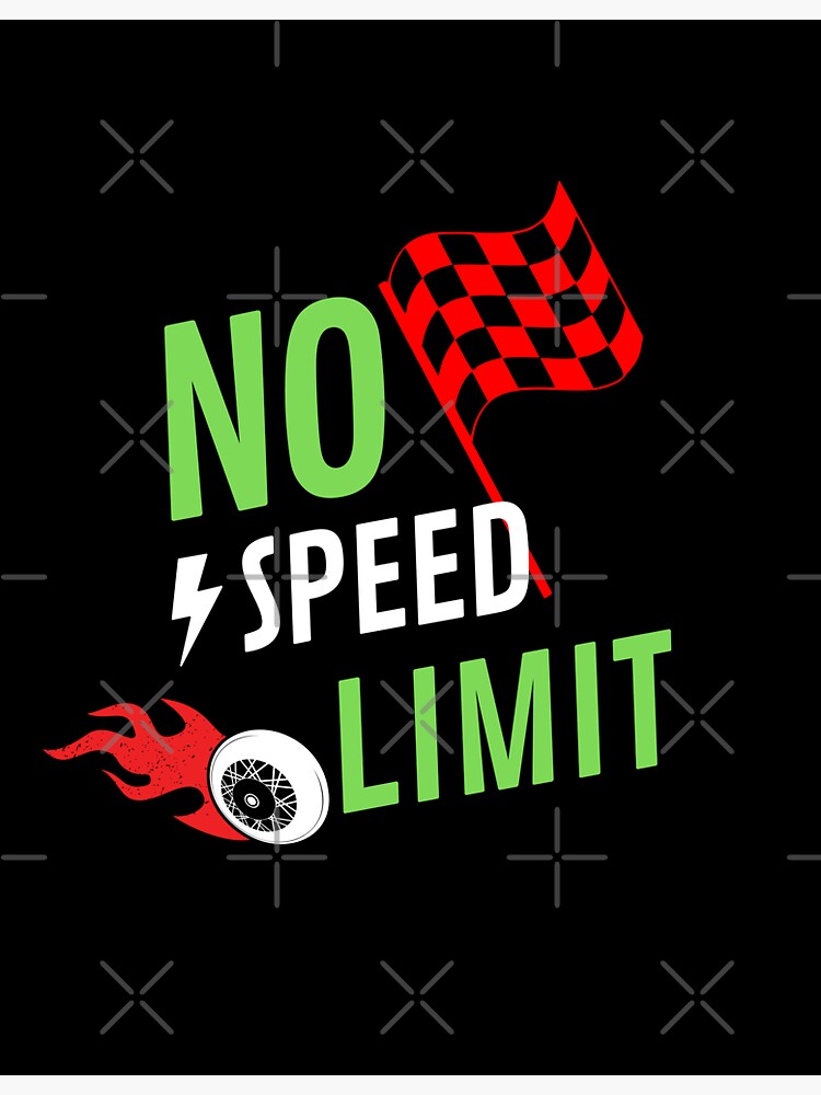 "No Speed Limit Autobahn Sports Cars" Sticker for Sale by Zeetube ...