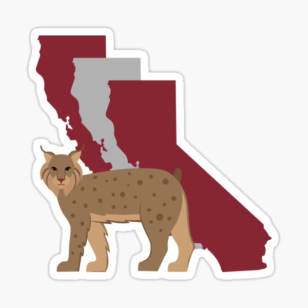 "California Border, Wildcats" Sticker for Sale by LatterDaze | Redbubble