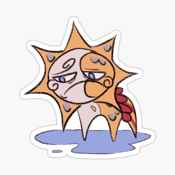"Soggy Sun" Sticker for Sale by SlaughterDsaf | Redbubble