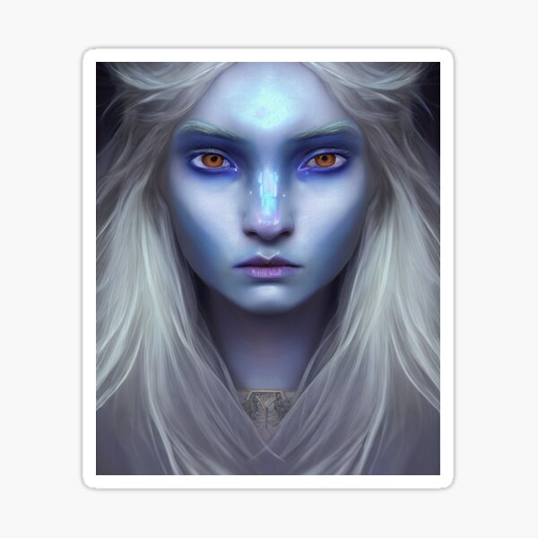 " Blue Skin Avatar #2" Sticker for Sale by YoyaCreations | Redbubble