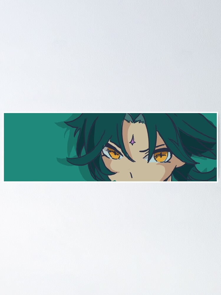 "xiao genshin impact banner " Poster for Sale by hypersauce | Redbubble