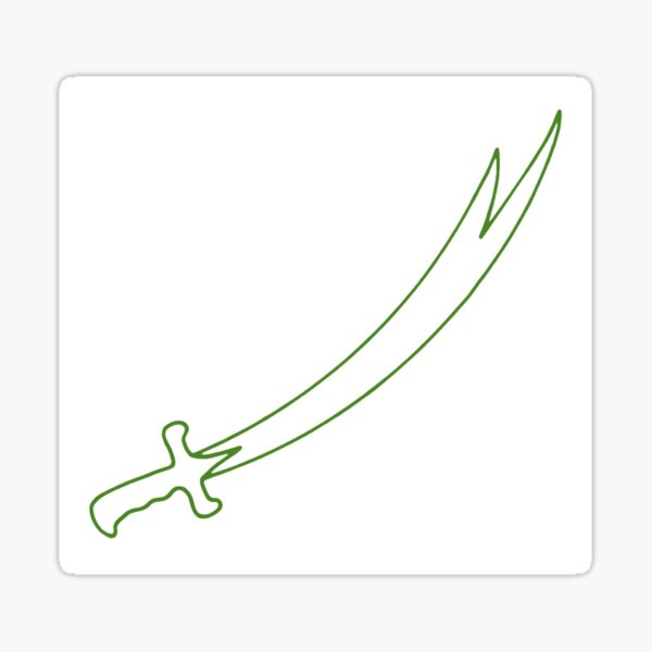 "Zulfiqar" Sticker for Sale by lionharj | Redbubble