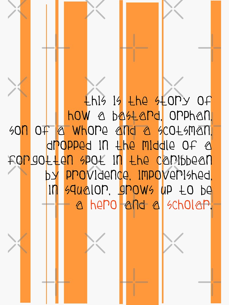 "Bastard Orphan" Sticker for Sale by catarsiaffa | Redbubble