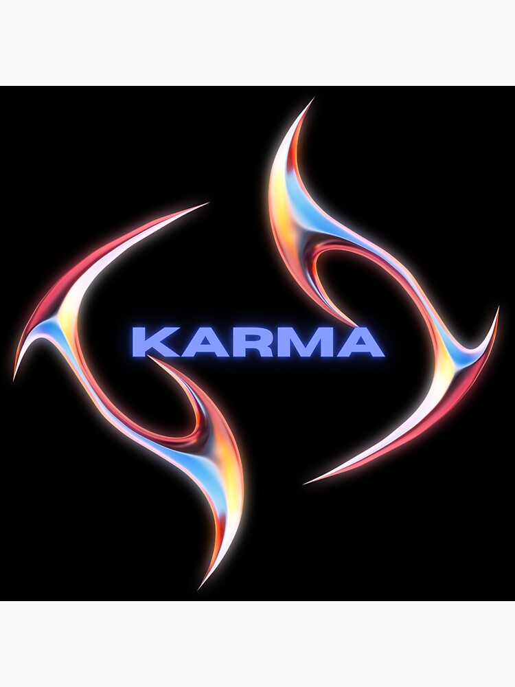 "KARMALINK" Sticker for Sale by THORO26 | Redbubble