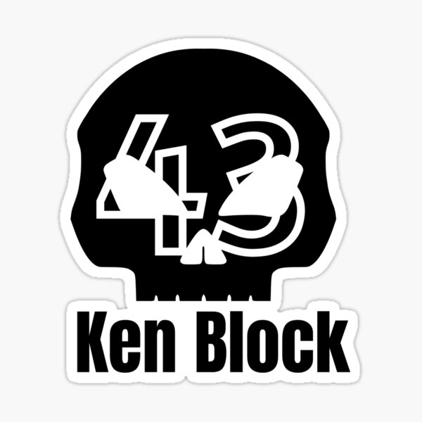 "Ken block rip 43 best design " Sticker for Sale by Uzumaki69 | Redbubble