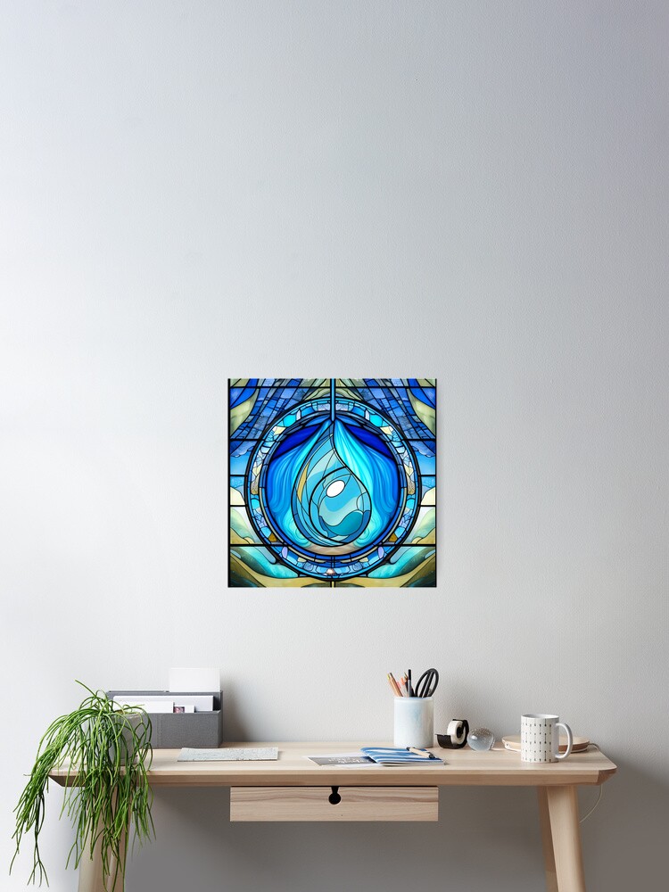 "MTG Iceland Symbol for Blue Magic Players" Poster by Maximilian Simson ...