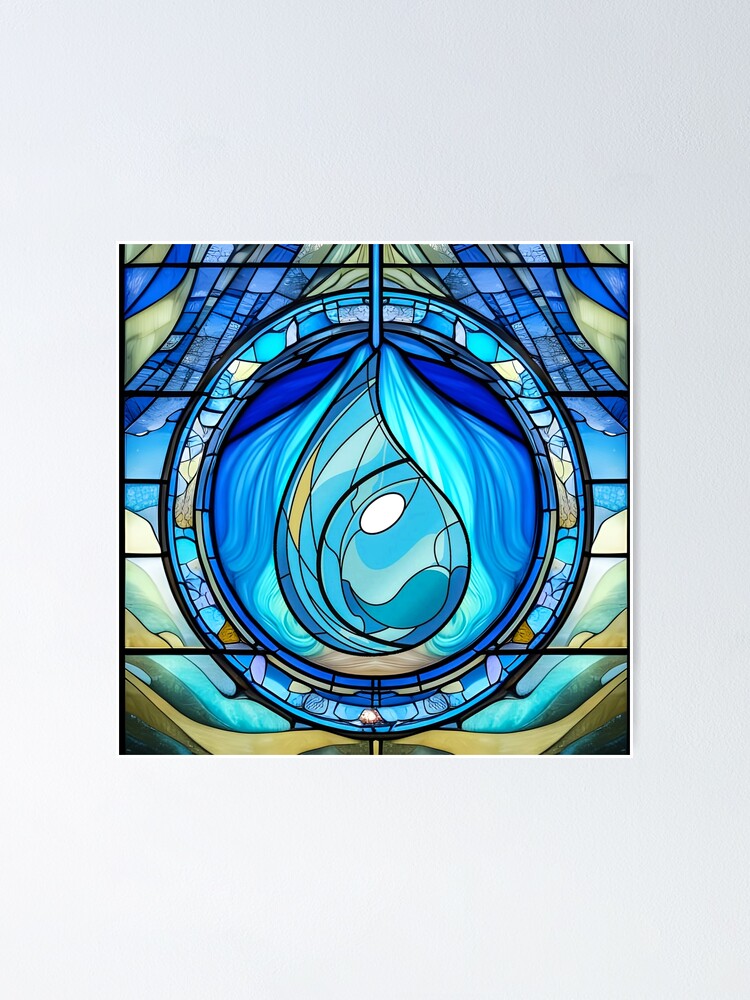 "MTG Iceland Symbol for Blue Magic Players" Poster by Maximilian Simson ...