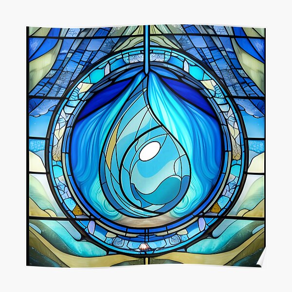 "MTG Iceland Symbol for Blue Magic Players" Poster by Maximilian Simson ...