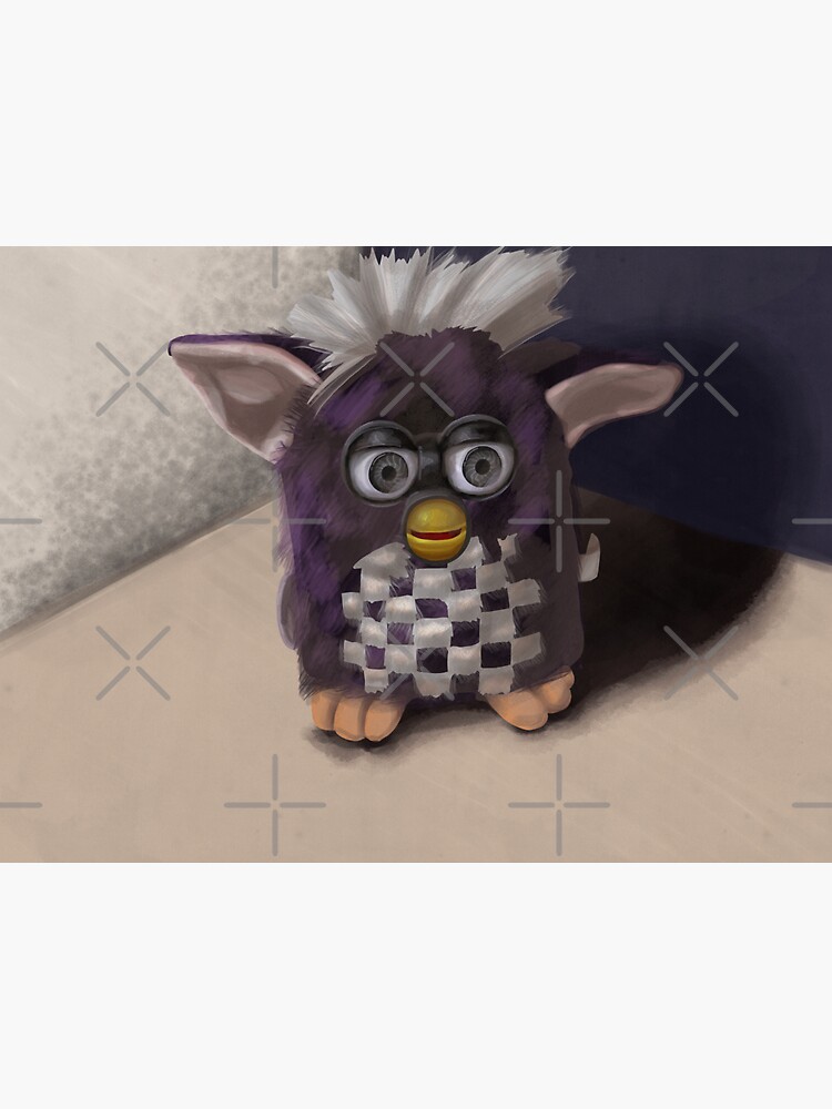 "Furby Painting" Sticker for Sale by pugemperor | Redbubble