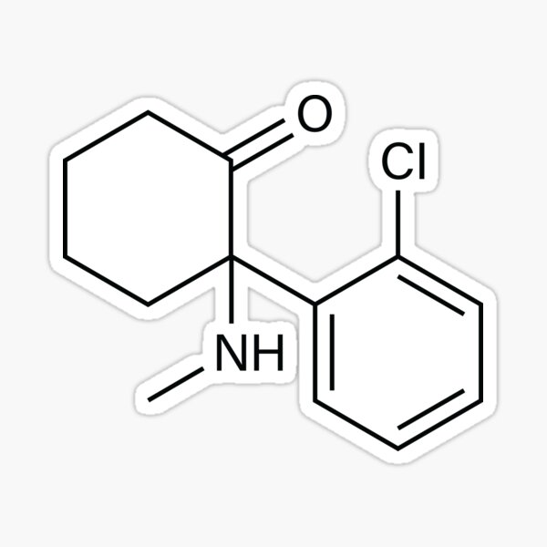 "Ketamine Compound" Sticker for Sale by ScienceCorner | Redbubble