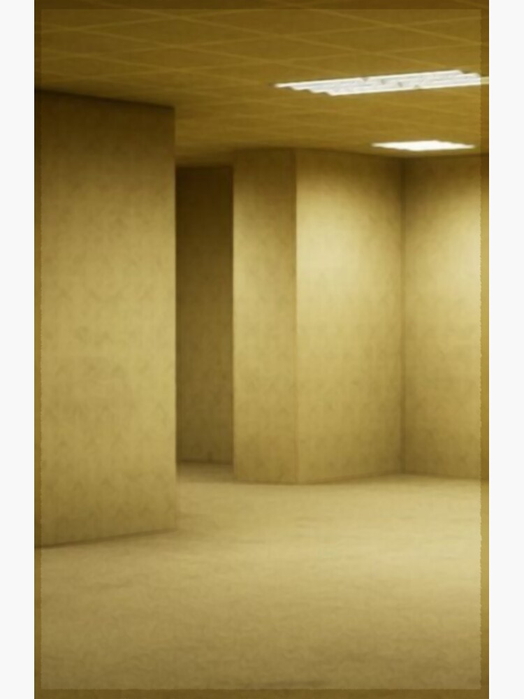 "Backrooms" Sticker for Sale by ARTOFCHAOS | Redbubble