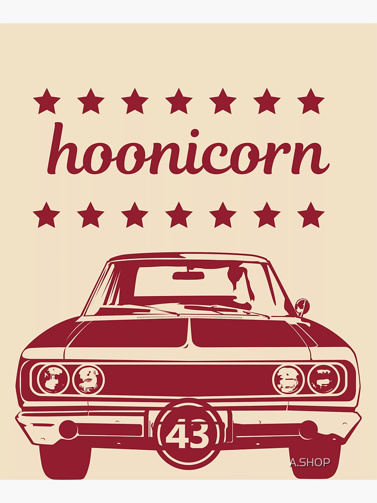 "Hoonicorn drawing black and white best gift for drift passionate ...