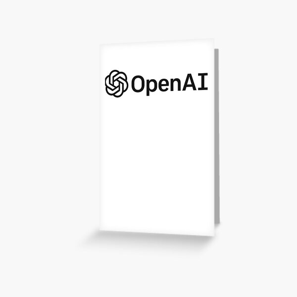 "Nerdy OpenAI Logo Artificial Intelligence Computer Programming Language Computer Geek Black ...