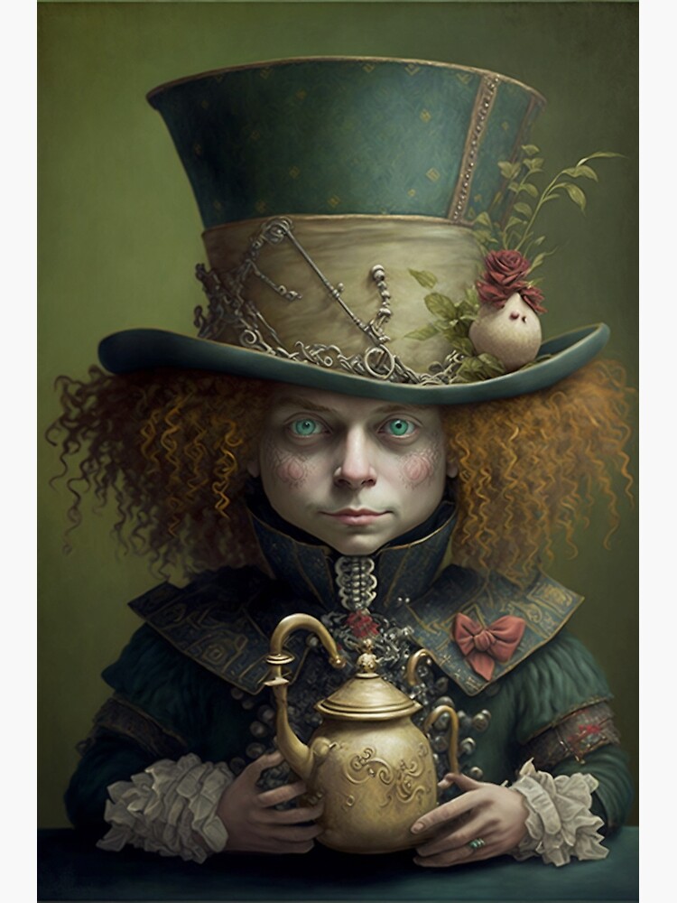 "The Mad Hatter - Alice in Wonderland Collection" Greeting Card for ...