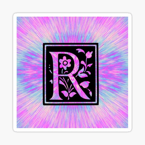 "personalized letter r " Sticker for Sale by GiftingIdeas | Redbubble