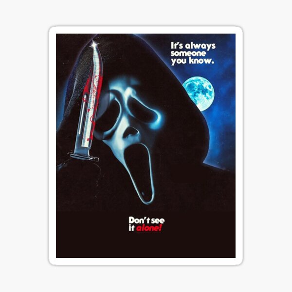 "Scream movie" Sticker for Sale by StantonCassie | Redbubble