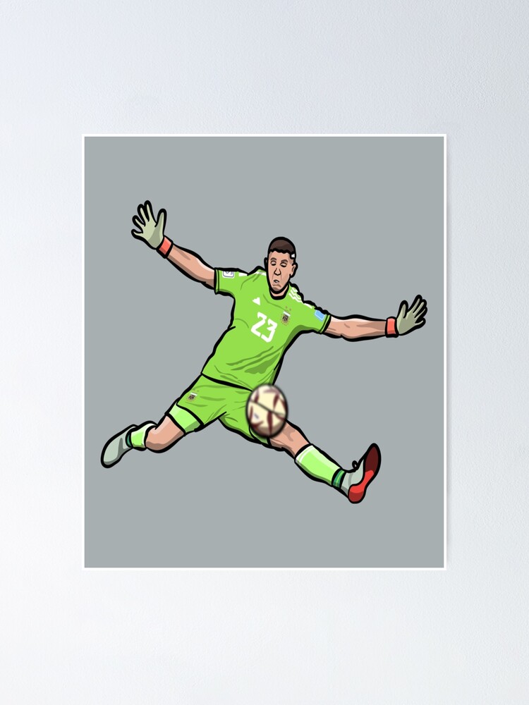 "emi dibu martinez the heroic save" Poster for Sale by ThresaSims ...