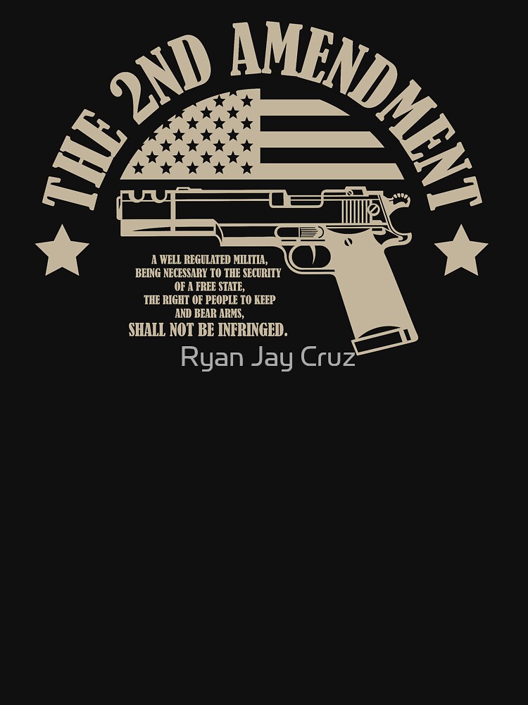 "The 2nd Amendment" Essential T-Shirt for Sale by RJCruz | Redbubble