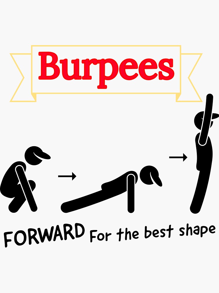 "Burpees- forward for the best shape- inspirational dark background ...