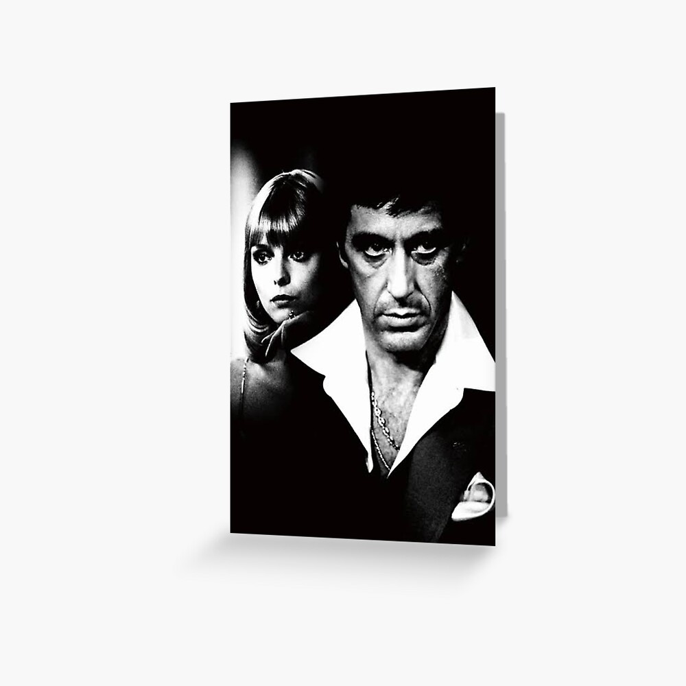 "Tony Montana Scarface Elvira Manny" Greeting Card for Sale by Oumhoa ...