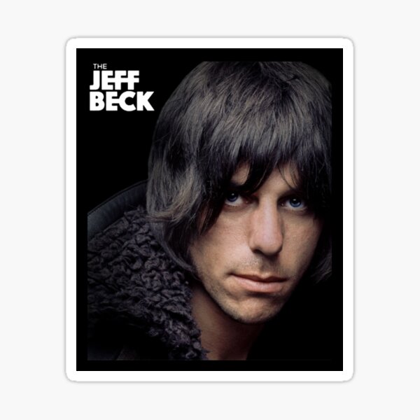 "Jeff Beck" Sticker for Sale by Mikalozan | Redbubble