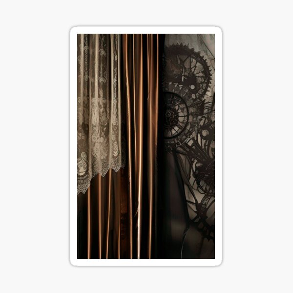 "Steampunk Silk and Lace " Sticker for Sale by AstraLowelle | Redbubble