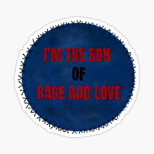 "I'm The Son Of Rage And Love Fake Patch American Idiot Lyric" Sticker ...