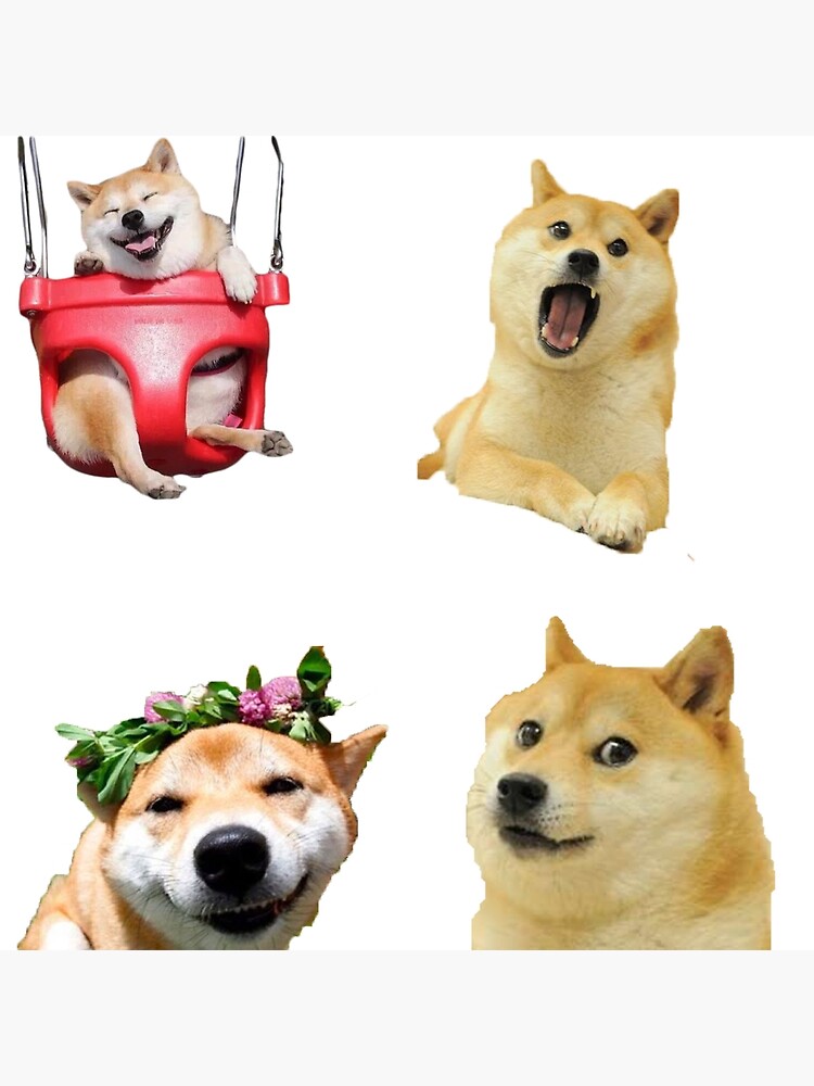 "doge sticker pack" Poster by mkaythen | Redbubble