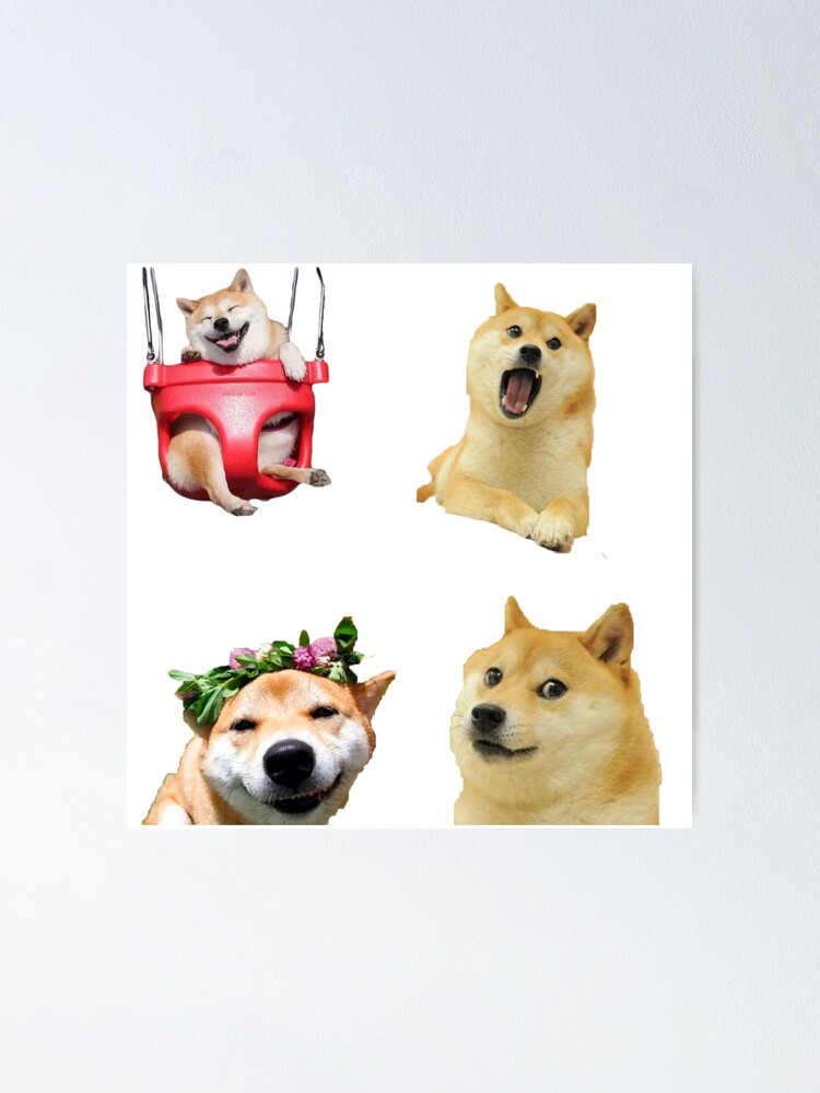 "doge sticker pack" Poster by mkaythen | Redbubble