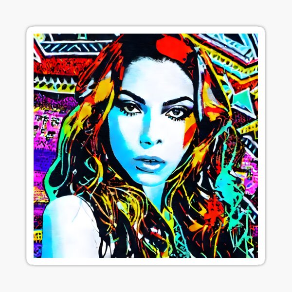 "Colorful graffiti beauty | street art aesthetic " Sticker for Sale by ...