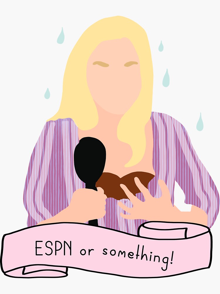 "It’s like I have ESPN or something" Sticker for Sale by ...