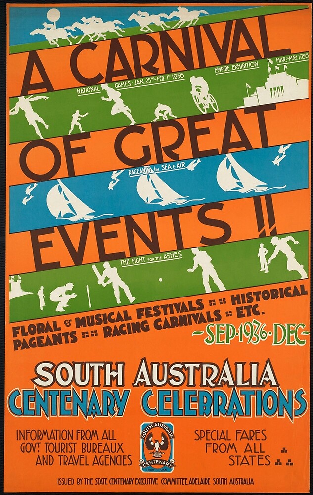 "Vintage South Australia Travel Advertisement Art Poster" by jnniepce ...