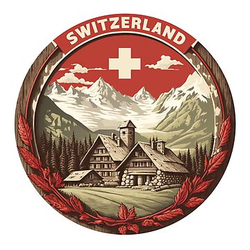 "Switzerland - Swiss Alps" Sticker for Sale by VividTourist | Redbubble