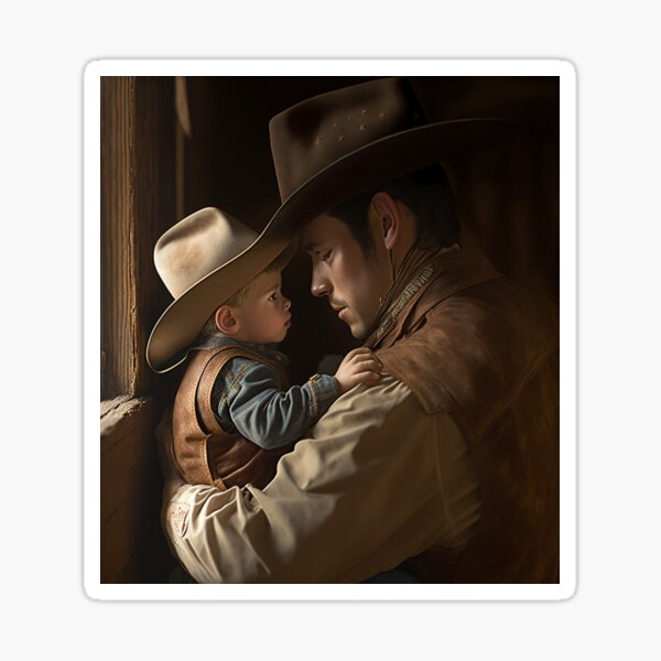 "Father and Son" Sticker for Sale by EsotericFox | Redbubble