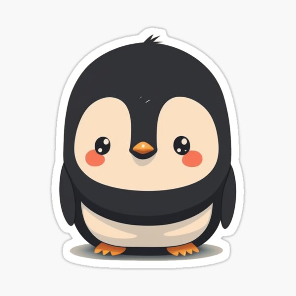 "Chibi penguin" Sticker for Sale by Consciousmess | Redbubble