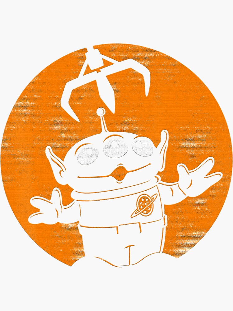 "Cartoon Toy Alien Claw Close Encounter Halloween" Sticker for Sale by ...